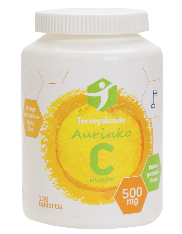 Aurinko C 500mg 120tbl. - ECOteekki