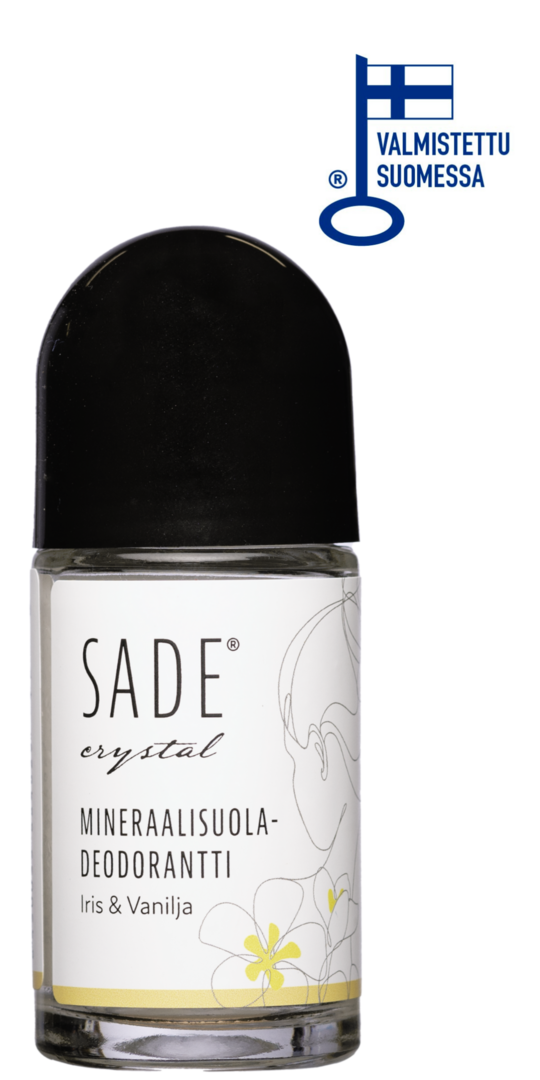 Sade Crystal Roll-on Iris & Vanilja 50ml - ECOteekki