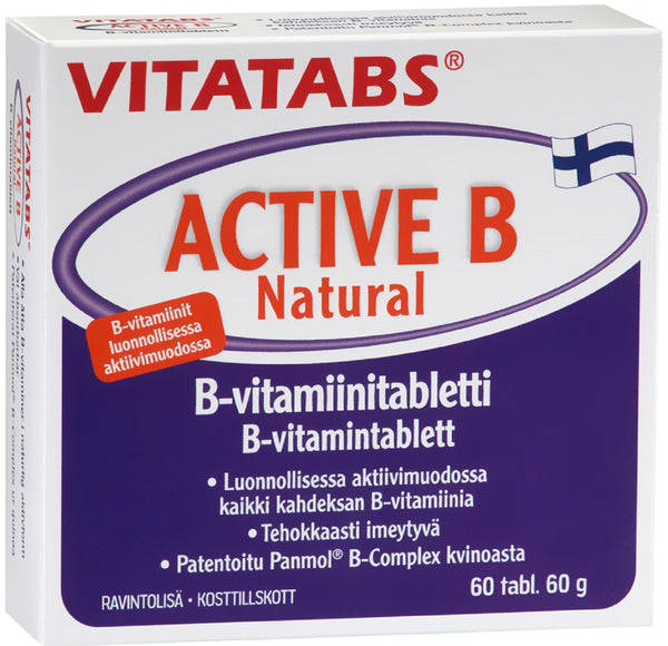 Vitatabs Active B Natural 60tbl. - ECOteekki